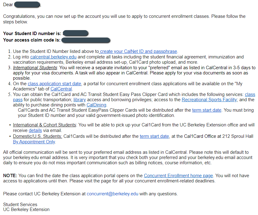 Creating a CalNet ID – Berkeley Visiting Student