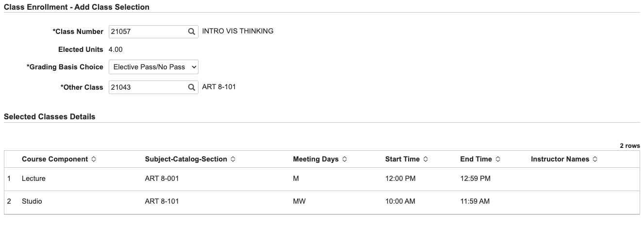 Submitting a class application (Fall 2025 & Spring 2026) – Berkeley Visiting Student