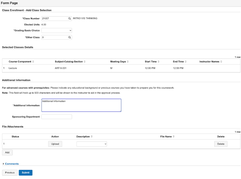 Submitting a class application (Fall 2025 & Spring 2026) – Berkeley Visiting Student